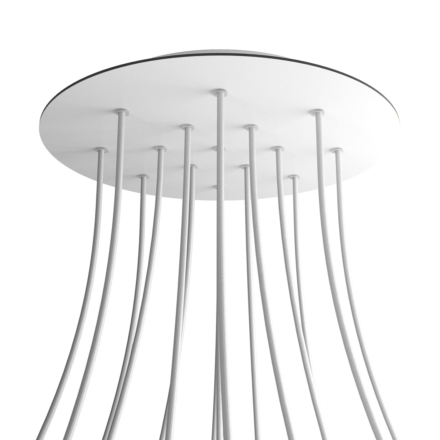 Rosone XXL Rose-One rotondo, diametro 400 mm con 15 fori e 4 fori ...